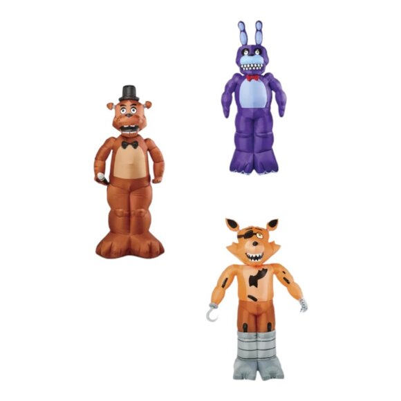 Rubie's | Holiday | Five Nights At Freddys 3 Pack Inflatable Animated ...